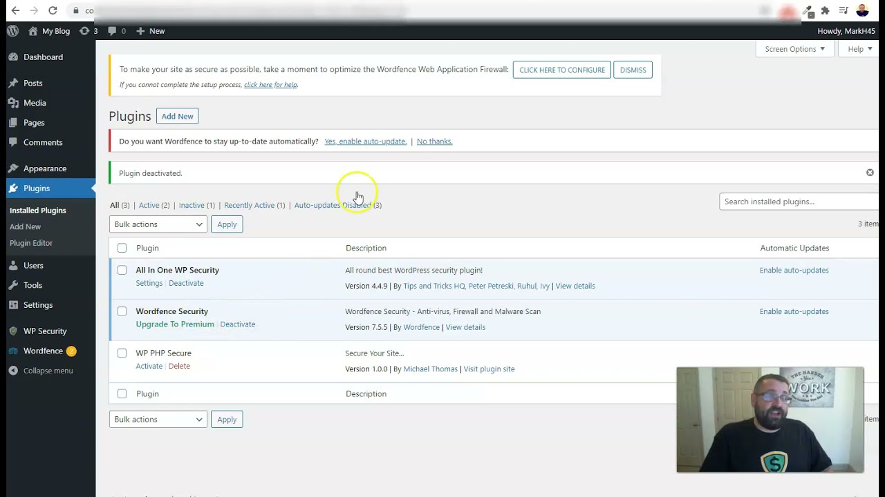WordPress PHP Secure Plugin