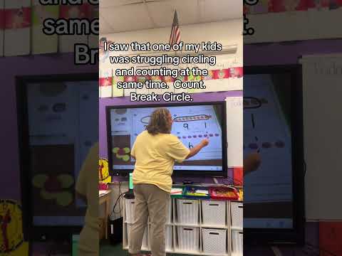 Teaching Kids to Count, Break, Then Circle