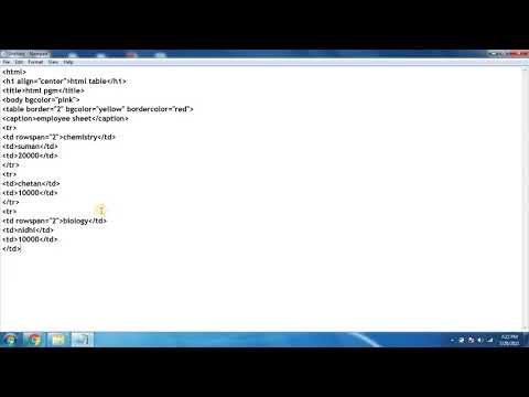 14.colspan and rowspan html attributes
