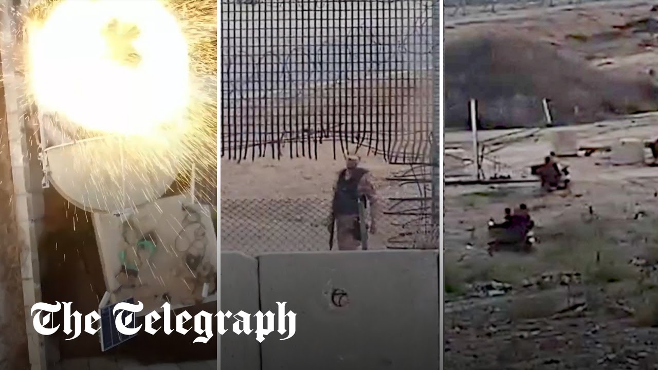 Watch: Hamas drones bomb observation towers in multi-pronged attack on ...