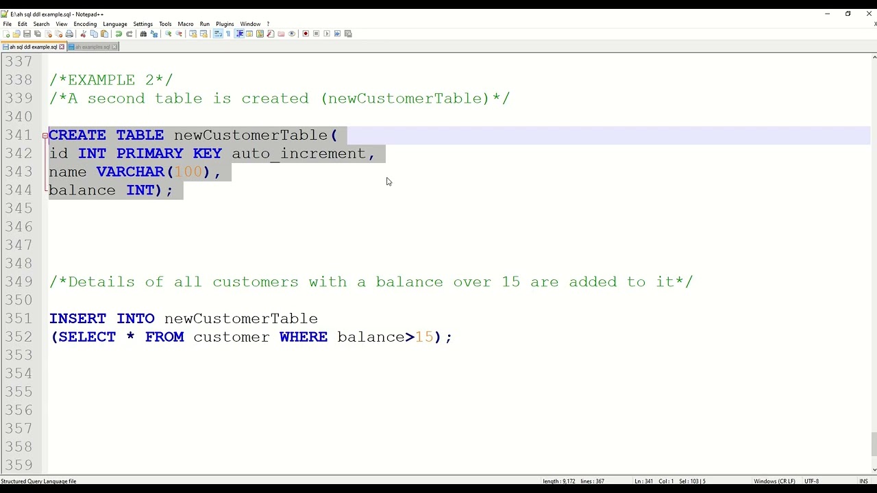 AH Computing Science - Database Development - Lesson 8b: Subqueries example 2