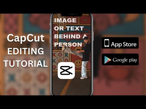 Put IMAGE, LOGO or TEXT behind a person in CapCut