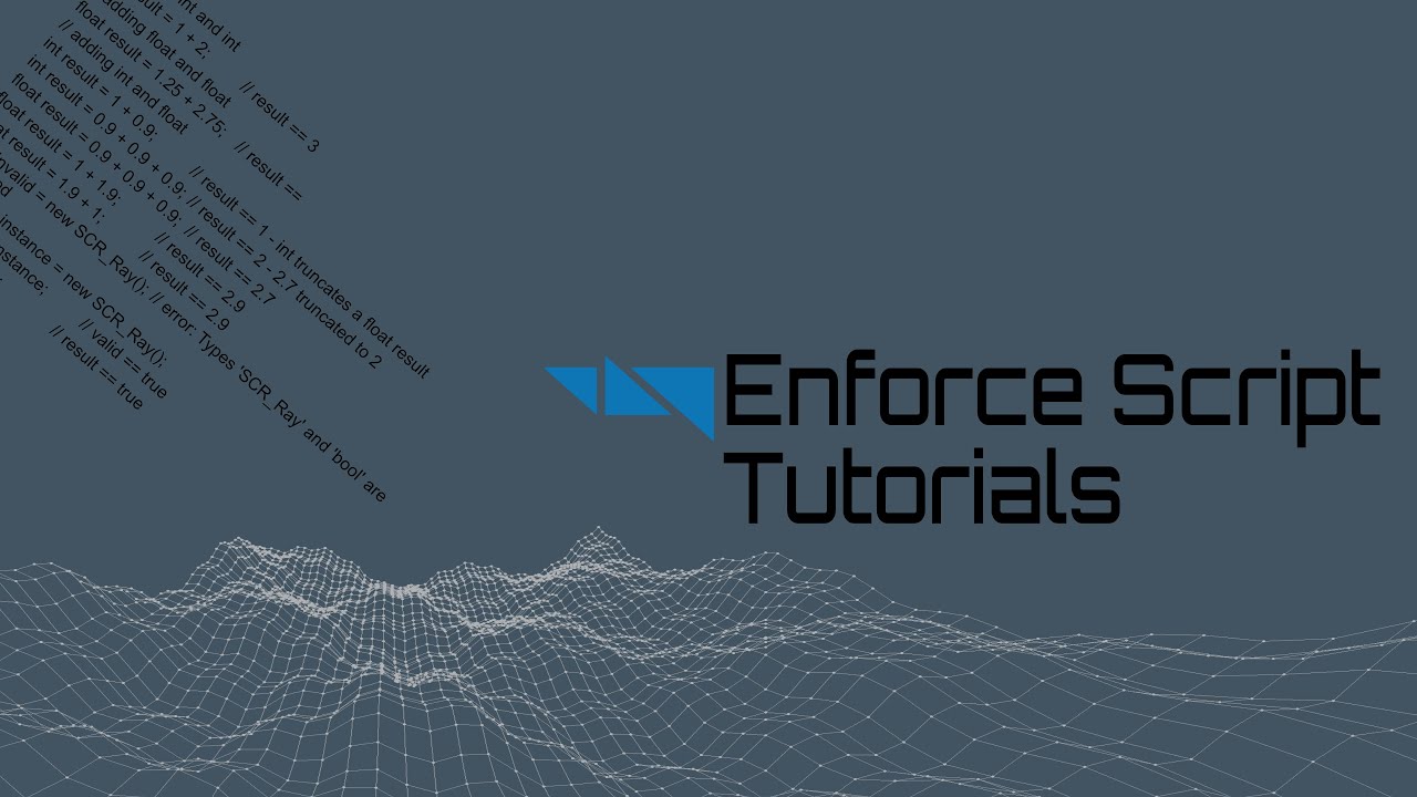 Enforce Script First Steps Part 1 of 2