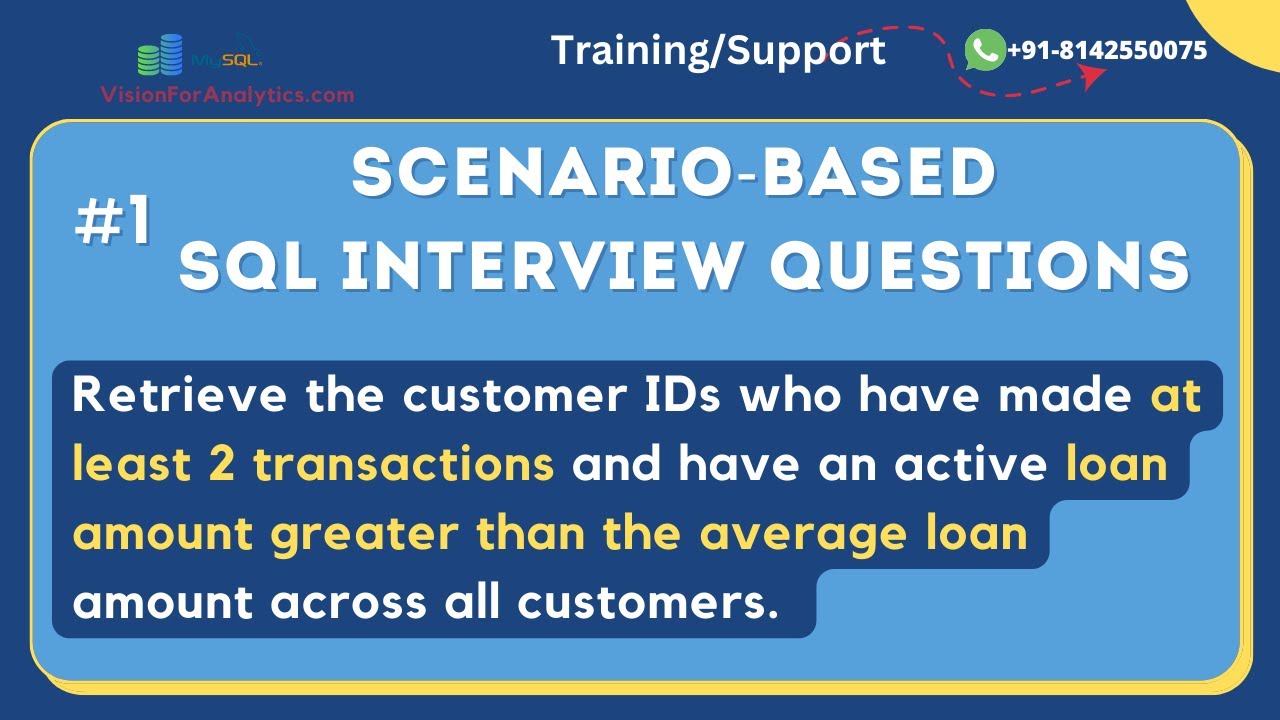 SQL Tutorial - Scenario based SQL Interview questions #1 | Join 3 Tables