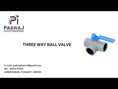 Three Way Plastic Ball Valve - PVC 3 Way Ball Valve Latest Price ...