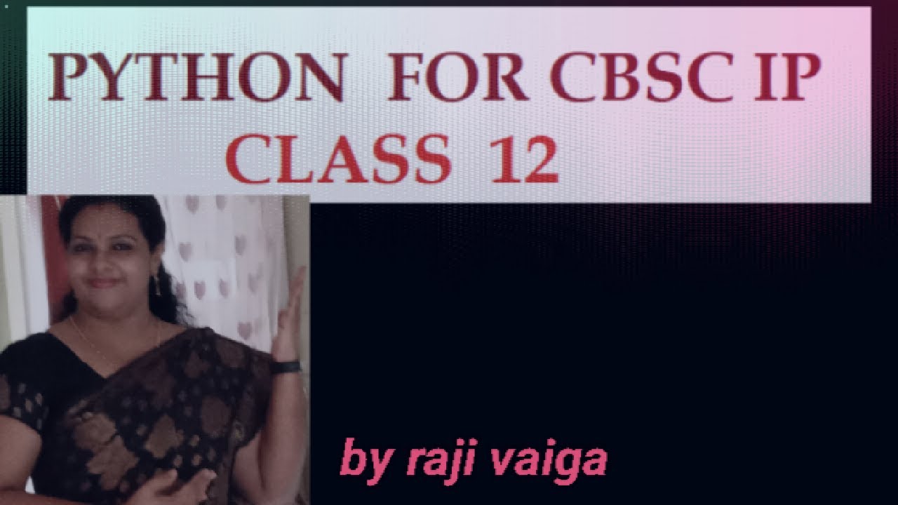 Python For Cbse IP || Malayalam Tutorial||Python Pandas