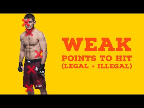 Top 10 Weakest Spots To Hit In A Fight (With MMA Highlights)