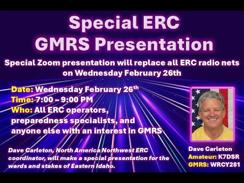ERC GMRS Presentation Opening