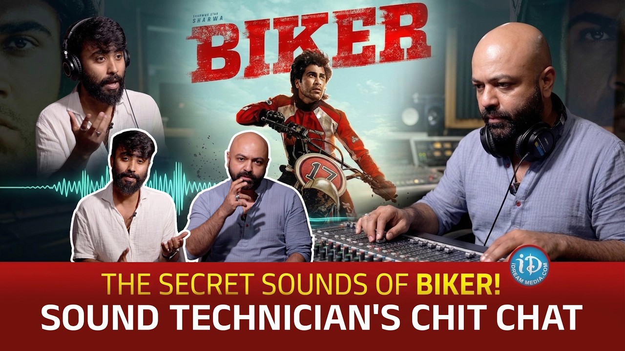 Charming Star Sharwanand’s Biker Movie Sound Technician’s Chit Chat | iDream Media