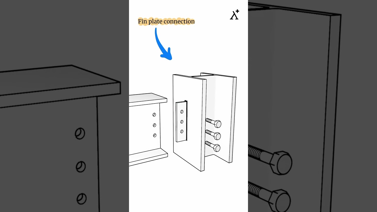 Fin plate connection: Simple and efficient beam connection