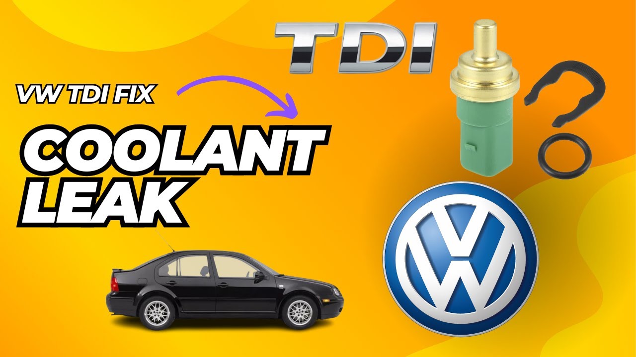 VW TDI Coolant Sensor Leak Repair