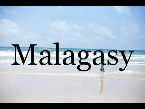 How To Pronounce Malagasy๐๐๐๐๐๐Pronunciation Of Malagasy