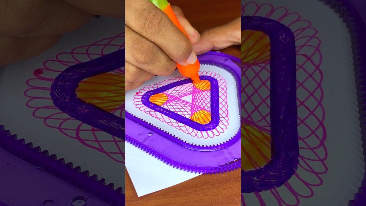 The Art of Flawless Precision 🌀✨ | Mesmerizing Geometric Flow #shorts #art #asmr #satisfying