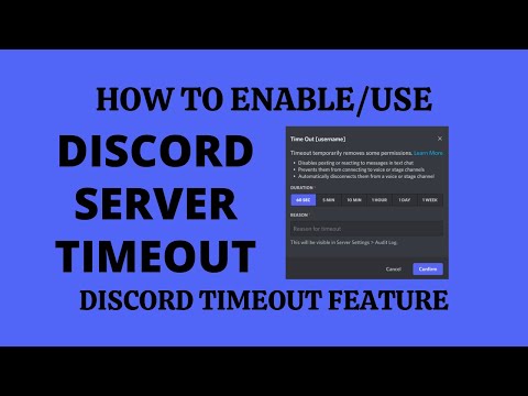 Discord Timeout - How to Enable/Use Discord Timeout Feature - Discord Server Timed Out