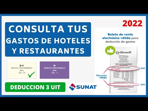 🔴CONSULTA Y REGISTRA tu gastos deducibles SUNAT| DEDUCCION 3 UIT IMPUESTO A LA RENTA PERSONA NATURAL