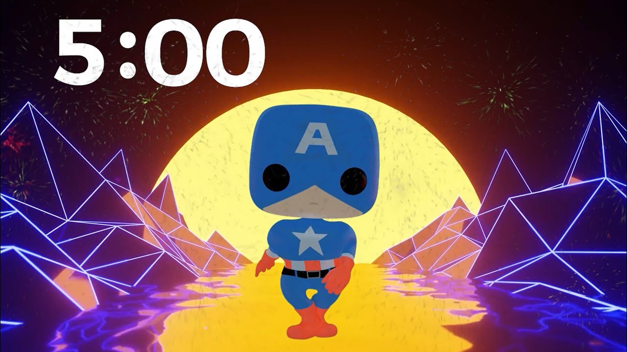 5 Minute Countdown Timer - Hero Dance