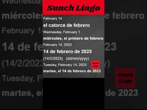 What date is it today? in Spanish