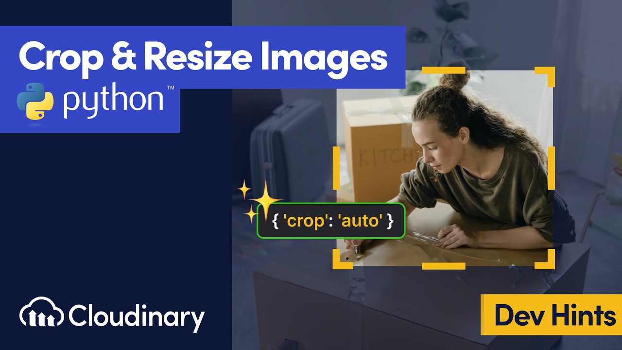 Crop & Resize Images in Python with Cloudinary - Dev Hints