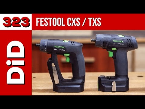 324. Wkrętarki akumulatorowe Festool TXS i CXS / Festool cordless drills TXS i CXS