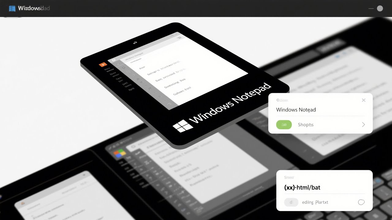 Notepad, Simple text editor for Microsoft Windows ✅