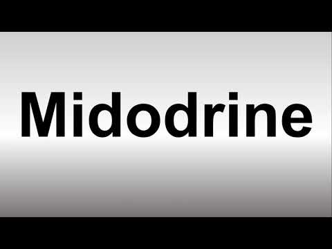 How to Pronounce Midodrine