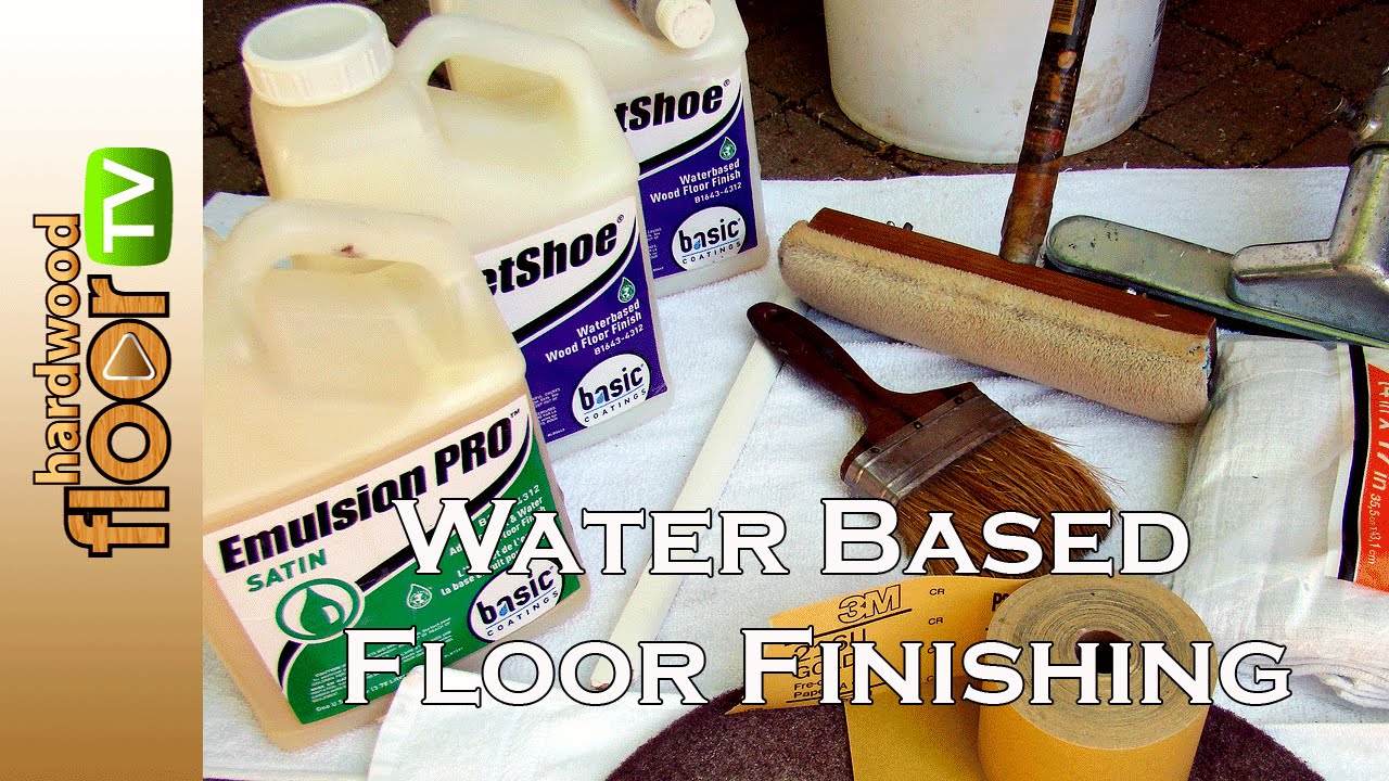 Water Based Floor Finish - Proper Application