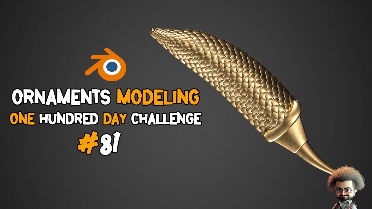 Ornaments Modeling in Blender #81