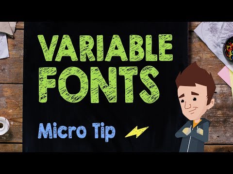 Variable Fonts - Supercharged