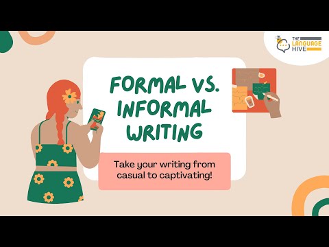 Formal vs Informal Writing with The Language Hive