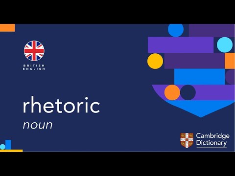 How to pronounce rhetoric | British English and American English pronunciation