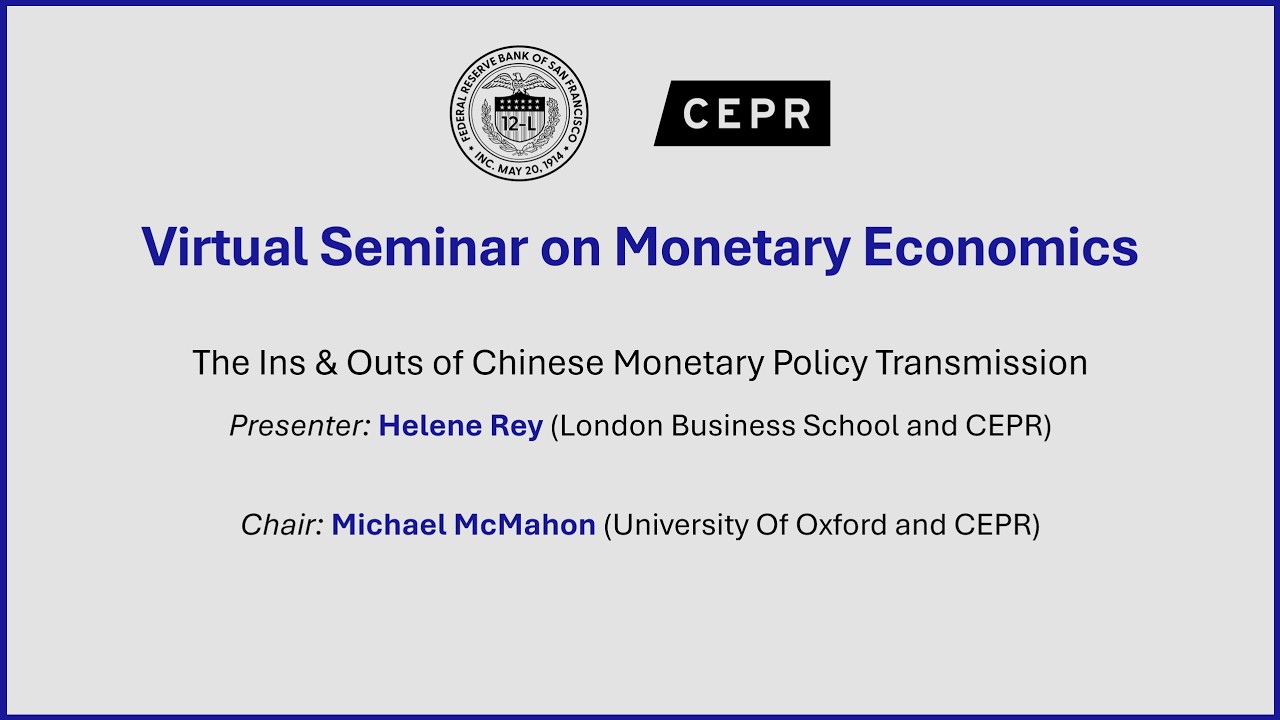 Virtual Seminar on Monetary Economics - Helene Rey (London Business School and CEPR)