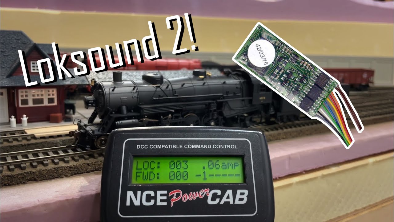 Demo a DCC Decoder Made 20 YEARS Ago! ESU Loksound 2