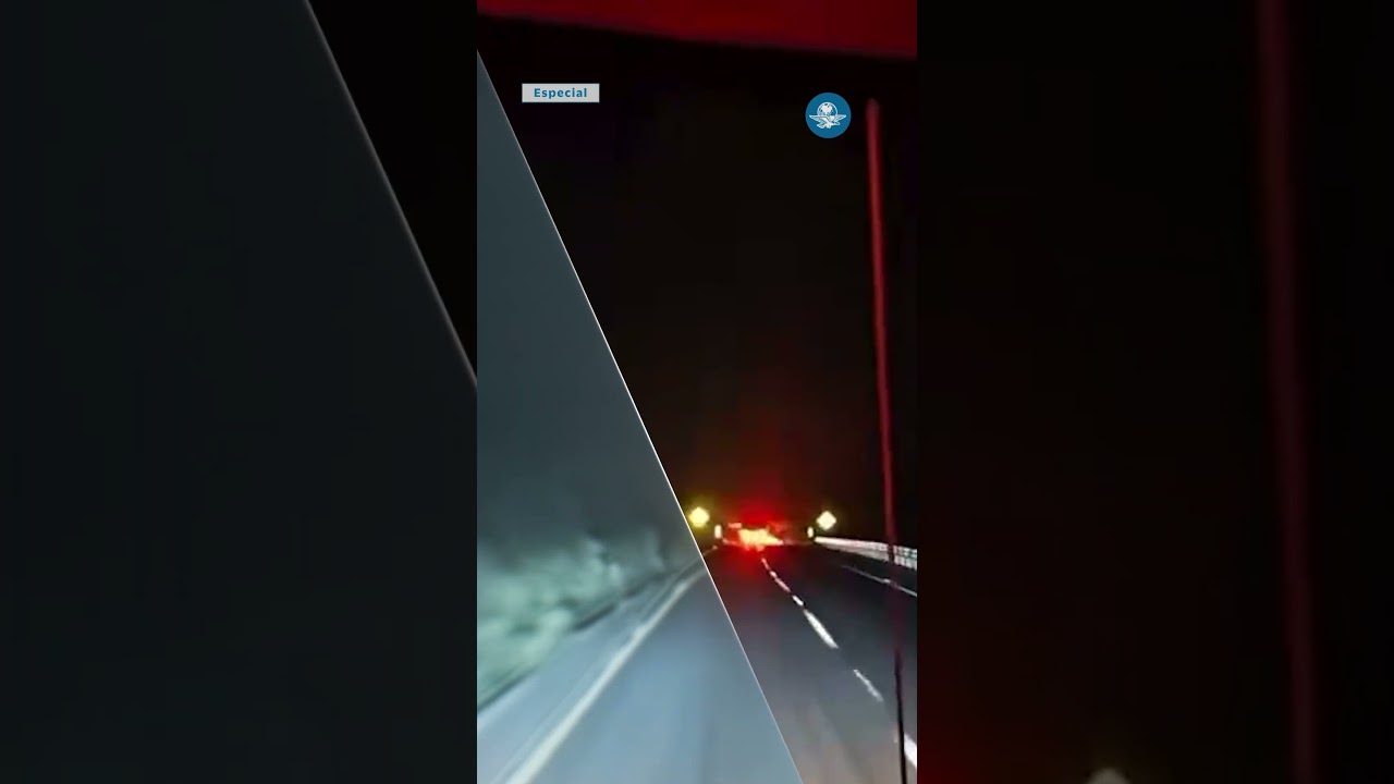 Trailero arrolla a presunto ladrón al escapar de asalto en autopista Puebla Orizaba #shorts