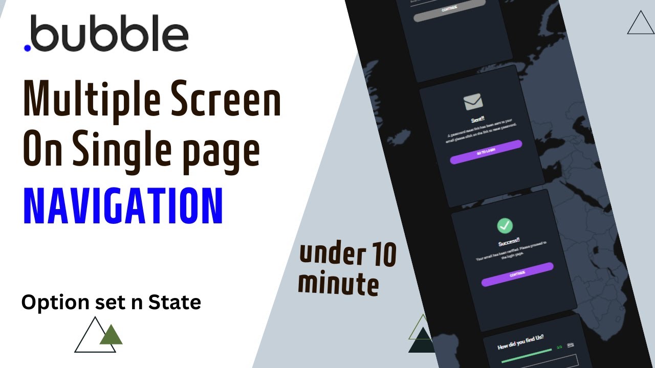 Multiple- screen on single page navigation (Group to group navigation in bubble)) - Content ...