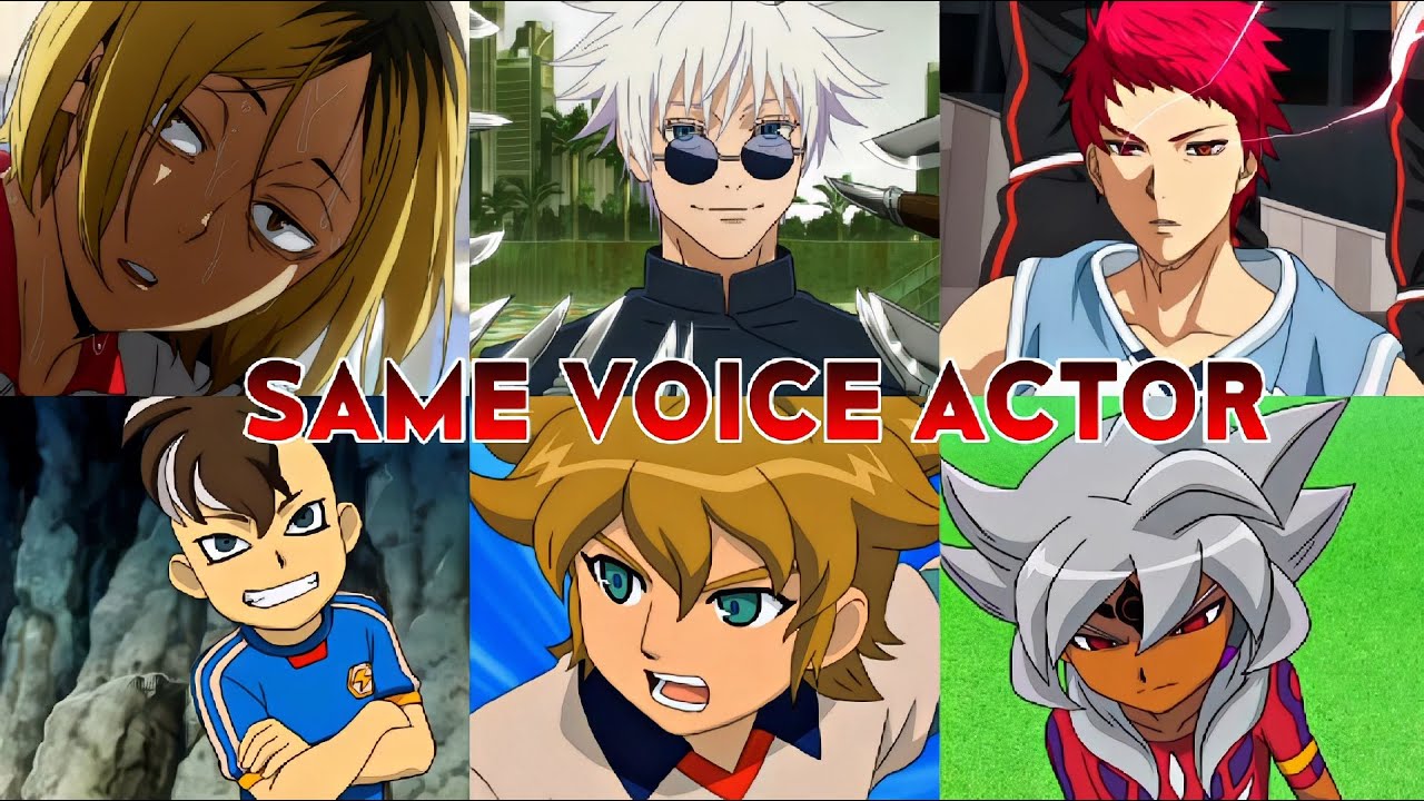 INAZUMA ELEVEN Characters Japanese Voice Actors In Other Anime Part 2