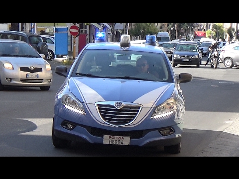 (Polizia di Stato/State Police)Lancia Delta Reparto Prevenzione Crimine Rende in emergenza