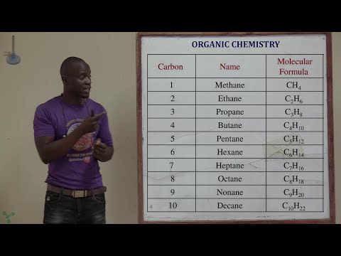 3. ...Alkanes Continuation; Organic Chemistry Form Three Video Lecture ...