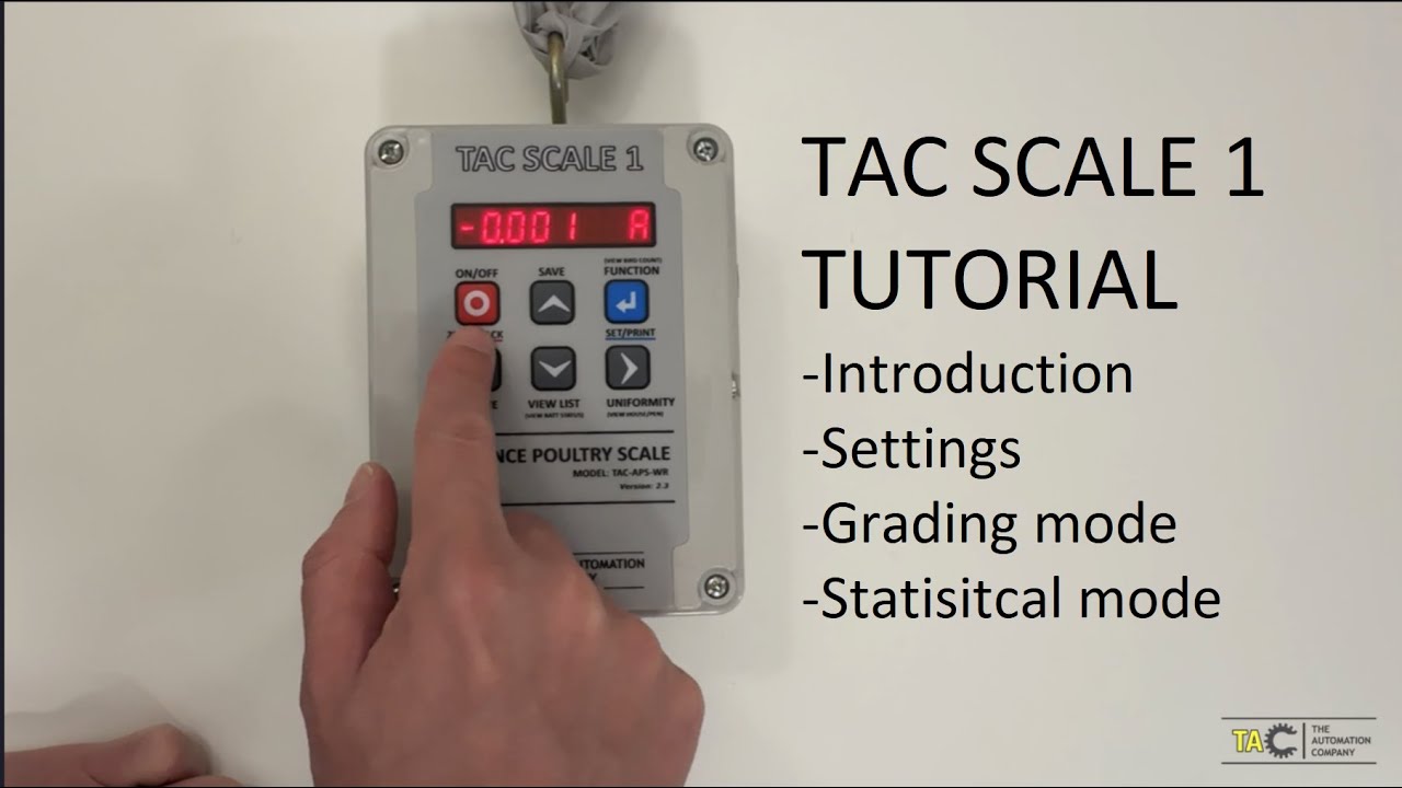 TAC Scale 1 Tutorial English
