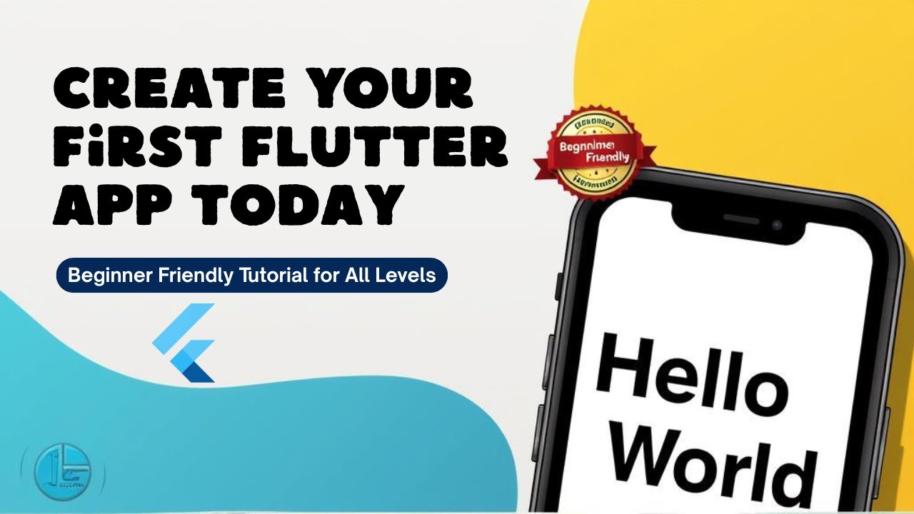 Flutter Hello World Tutorial (2025) | Simplest Flutter App for Beginners