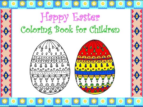 Download FREE Coloring Book pdf Pages for Children - Easter Coloring Book For Kids