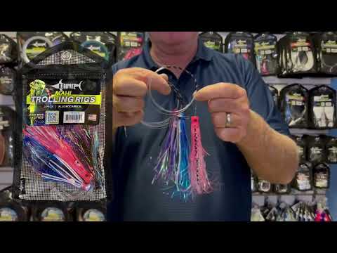 RJ Boyle Mahi Trolling Rigs - Multi-Color with Fluoro. Leader ...