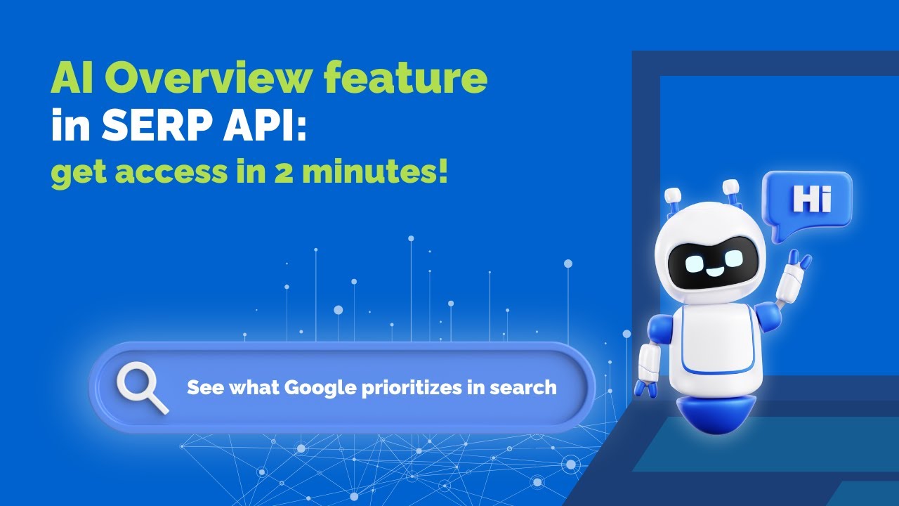 2-minute hack: access Google's AI Overview feature in SERP API!
