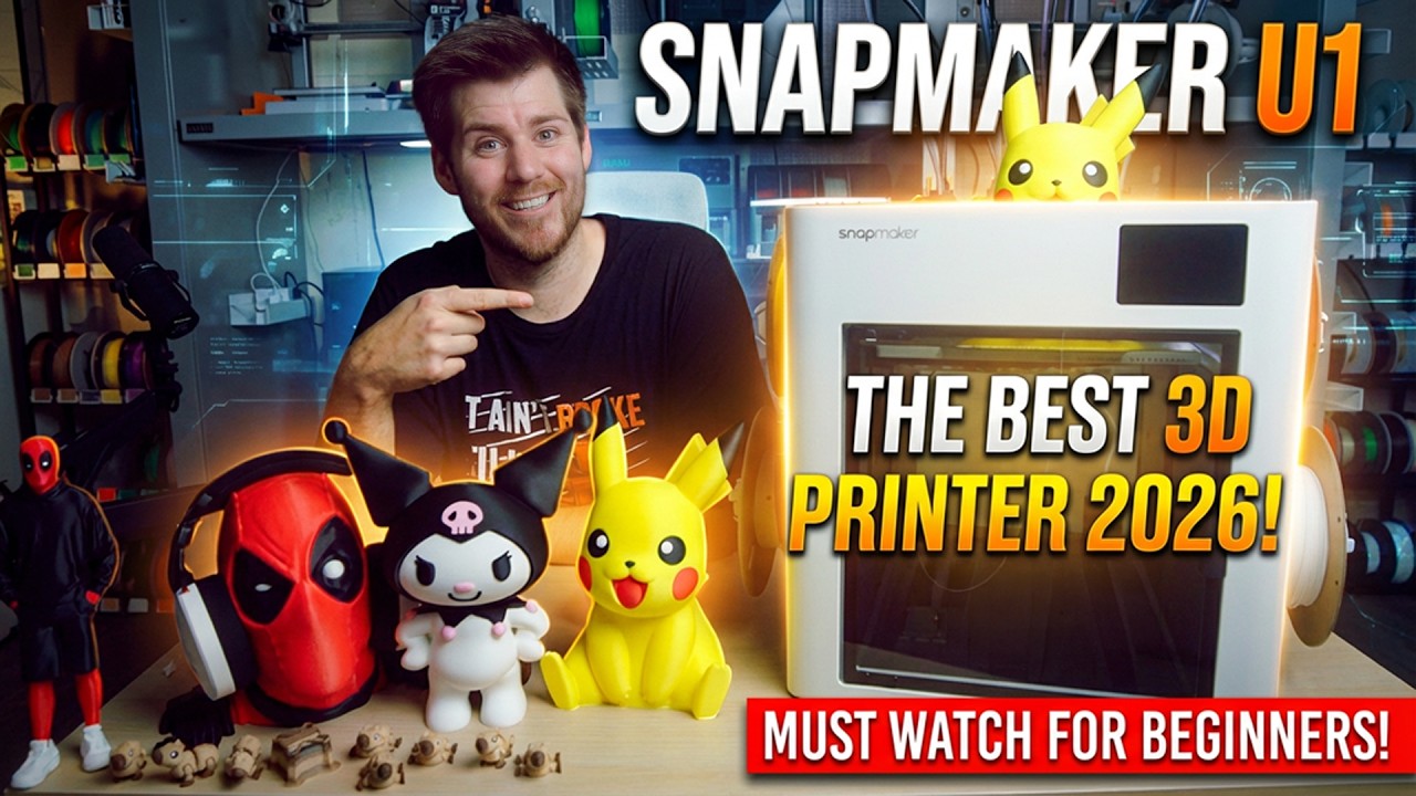 Why the Snapmaker U1 is the ONLY 3D Printer You Should Buy in 2026! BEST First Printer!