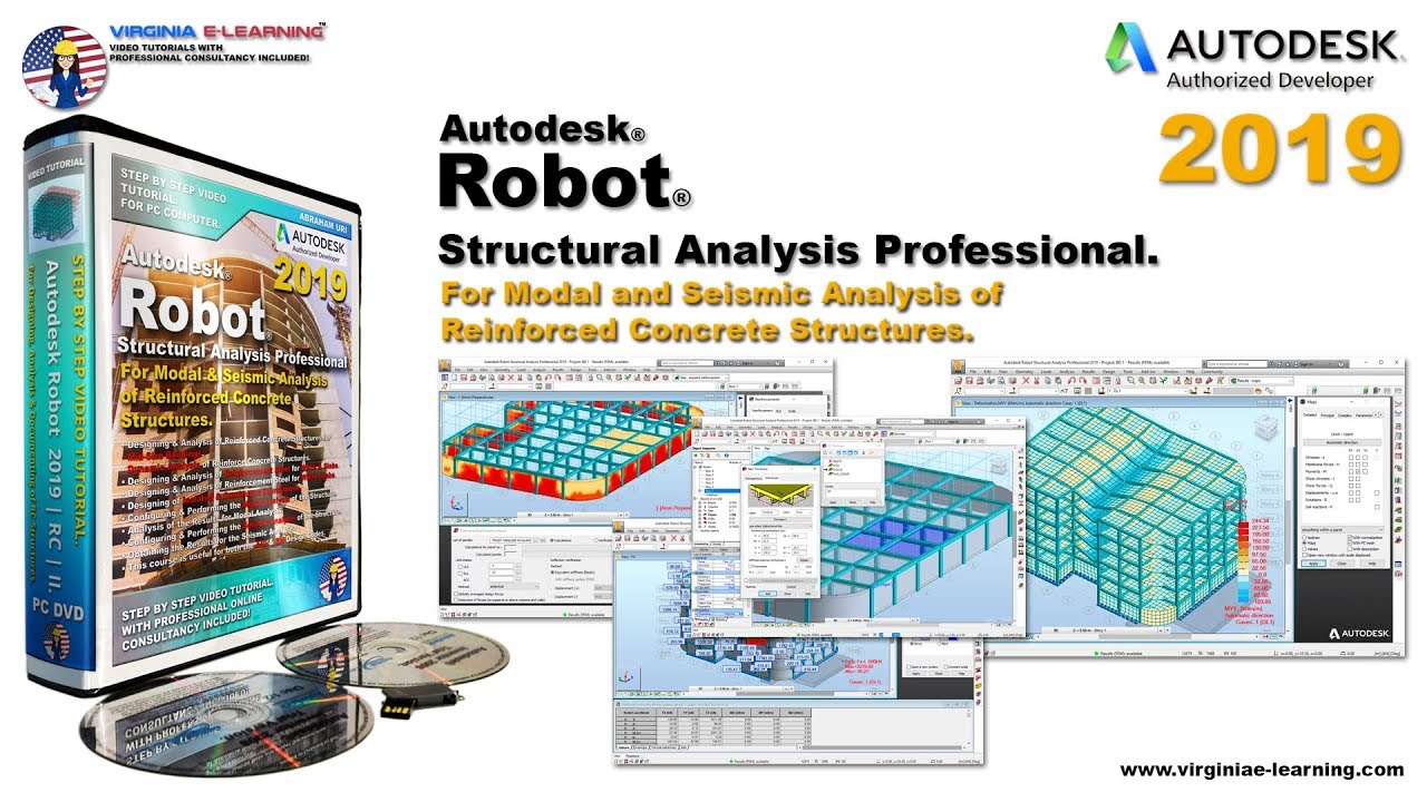 Robot Structural 2019 Tutorial | RC | II | For Modal & Seismic Analysis.