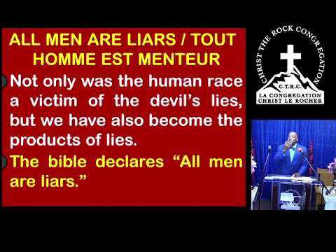 GOD CANNOT LIE / DIEU NE PEUT PAS MENTIR – Pasteur Marc Simeon
