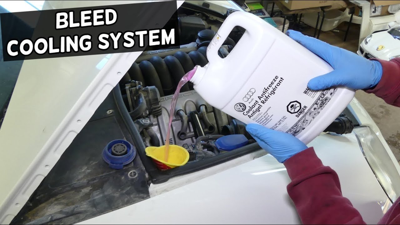 HOW TO BLEED THE COOLING SYSTEM ON PORSCHE CAYENNE