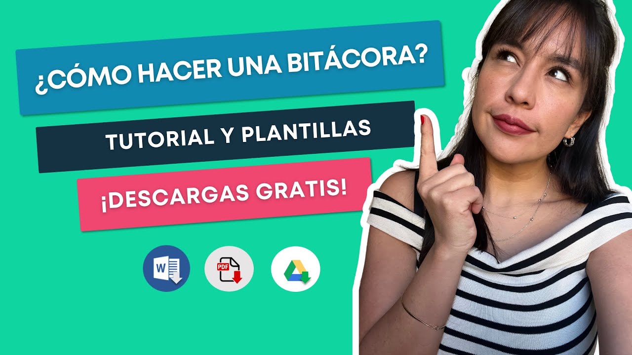 📝 ¿Cómo hacer una BITÁCORA? -【Plantillas Gratis】CANVA, WORD