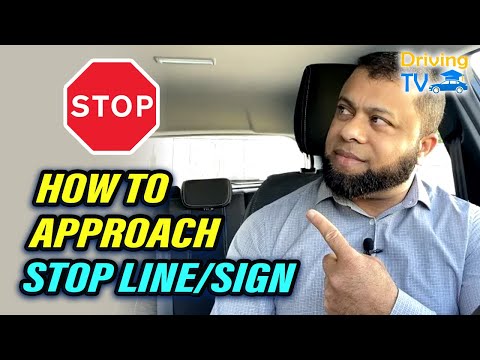 HOW TO APPROACH STOP SIGN WITH STOP LINE - STOP: Stop Sign And Line Explained!