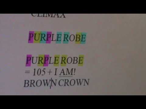 M2U06059, THE PURPLE ROBE OF CHRIST SOLVED